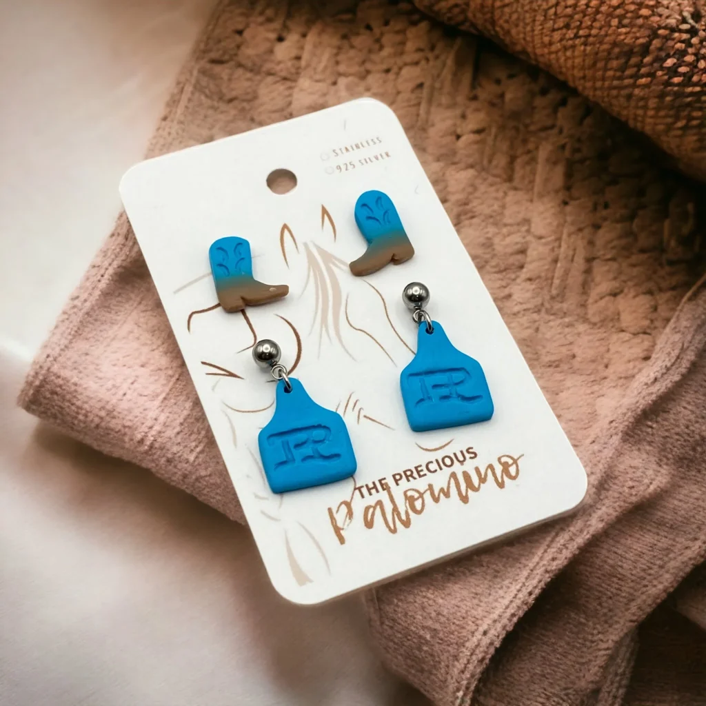 TPP -Polymer Clay Boots And Cattle Tag 2 Pack - Classic Country Co